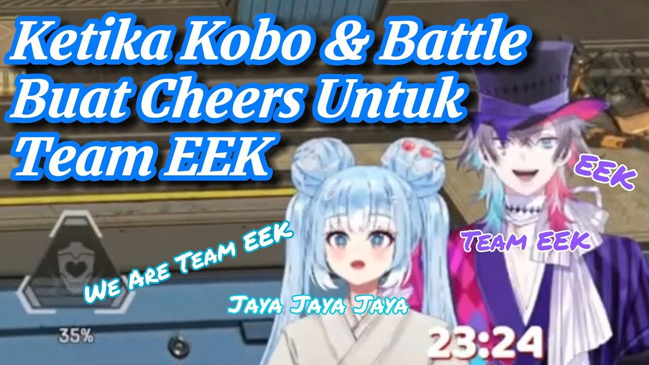 Ketika Kobo & Bettle Buat Cheers Untuk Team EEK Saat Latihan APEX 【Kobo ...