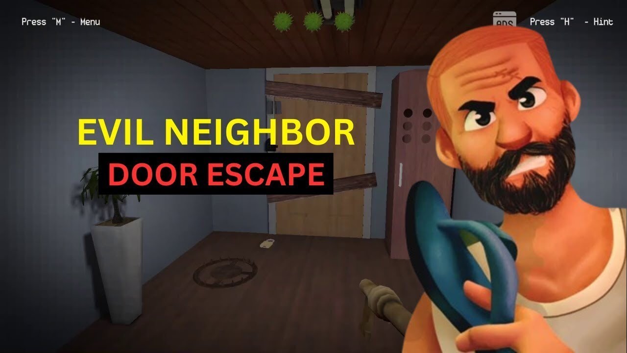 Evil Neighbor 1 Door Escape Ending | Novarex Gaming - YouTube