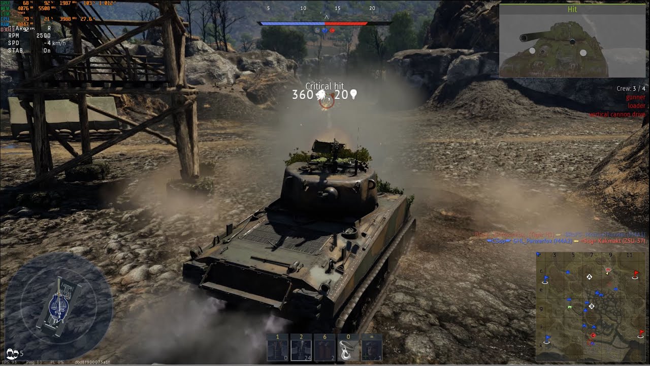 AGGRESSIVE JUMBO (WAR THUNDER - M4A2E3 JUMBO GAME-PLAY) - YouTube