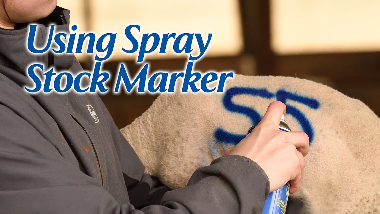 Using Spray Stock Marker - YouTube