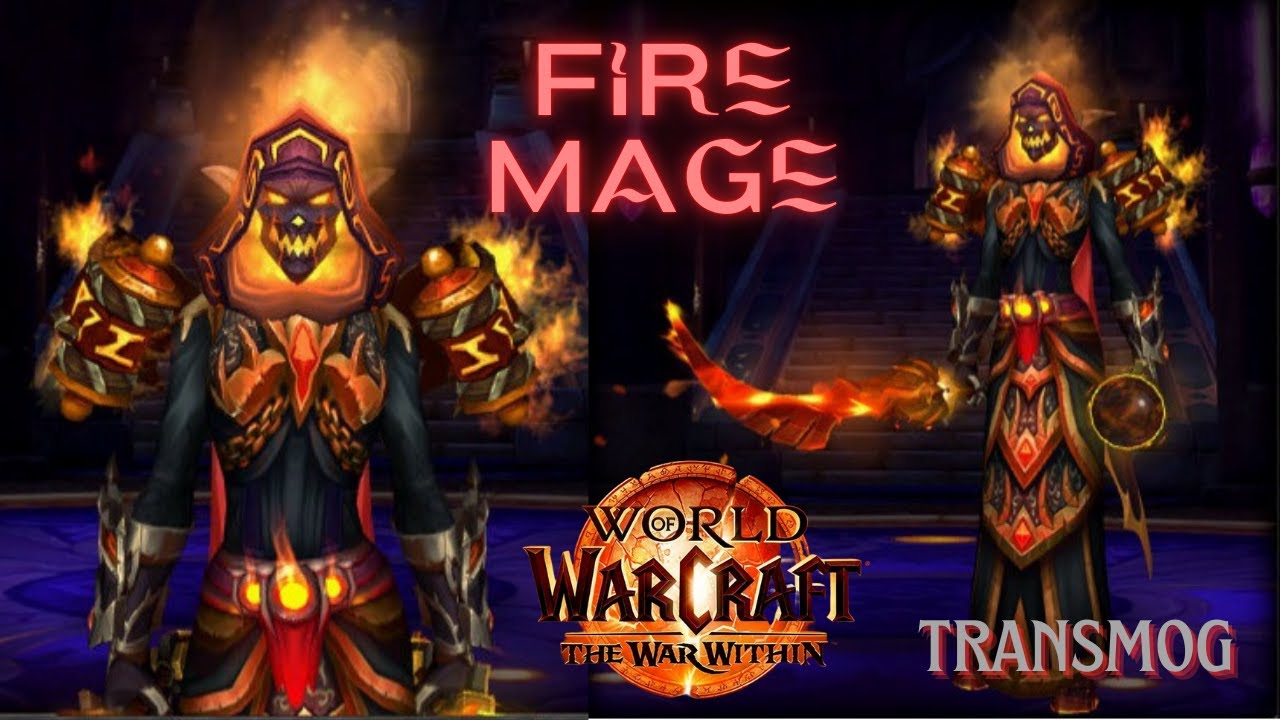 Hottest Fire Mage Transmog/Outfit World of Warcraft WOW TWW - YouTube