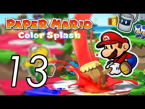 Let's Play Paper Mario: Color Splash [13] Roshambo Temple #1 - YouTube