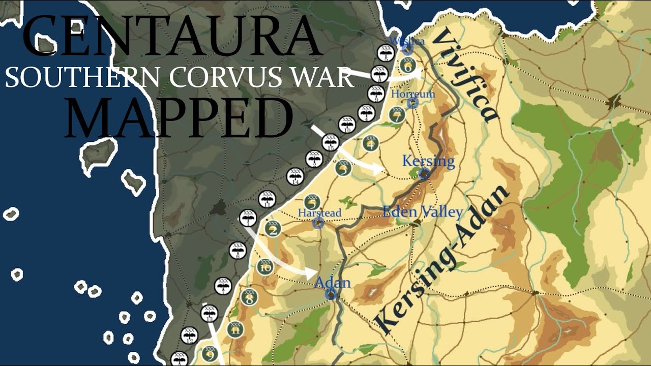 CENTAURA - SOUTHERN CORVUS WAR MAPPED - WEEK 1 - YouTube