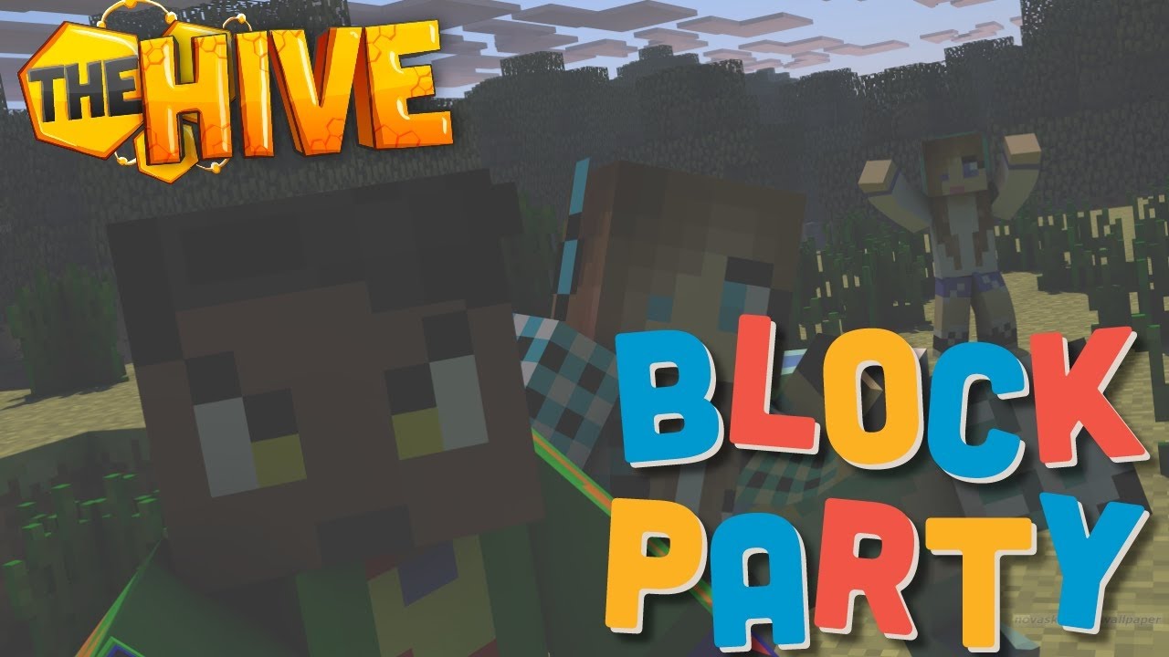 Minecraft - Block Party on HiveMC server 2017 - YouTube
