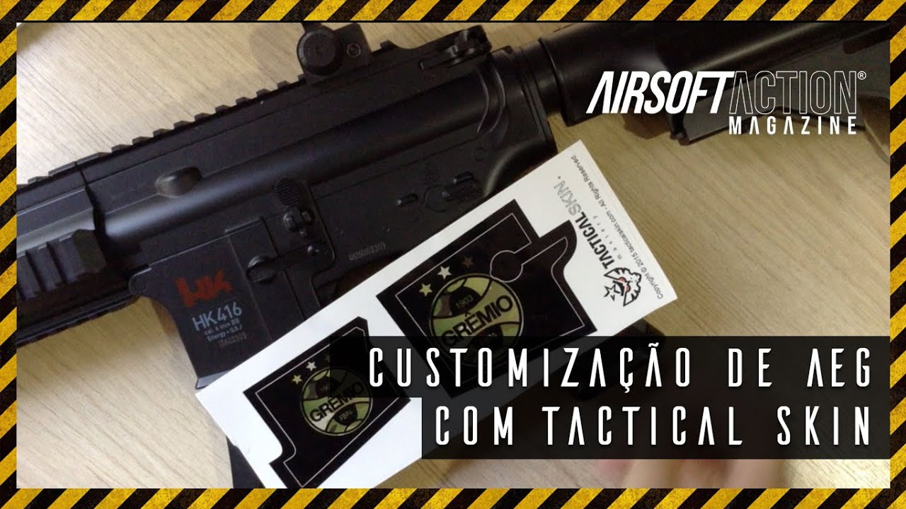 Airsoft Customização de AEG com Tactical Skin - Airsoft Action Magazine ...