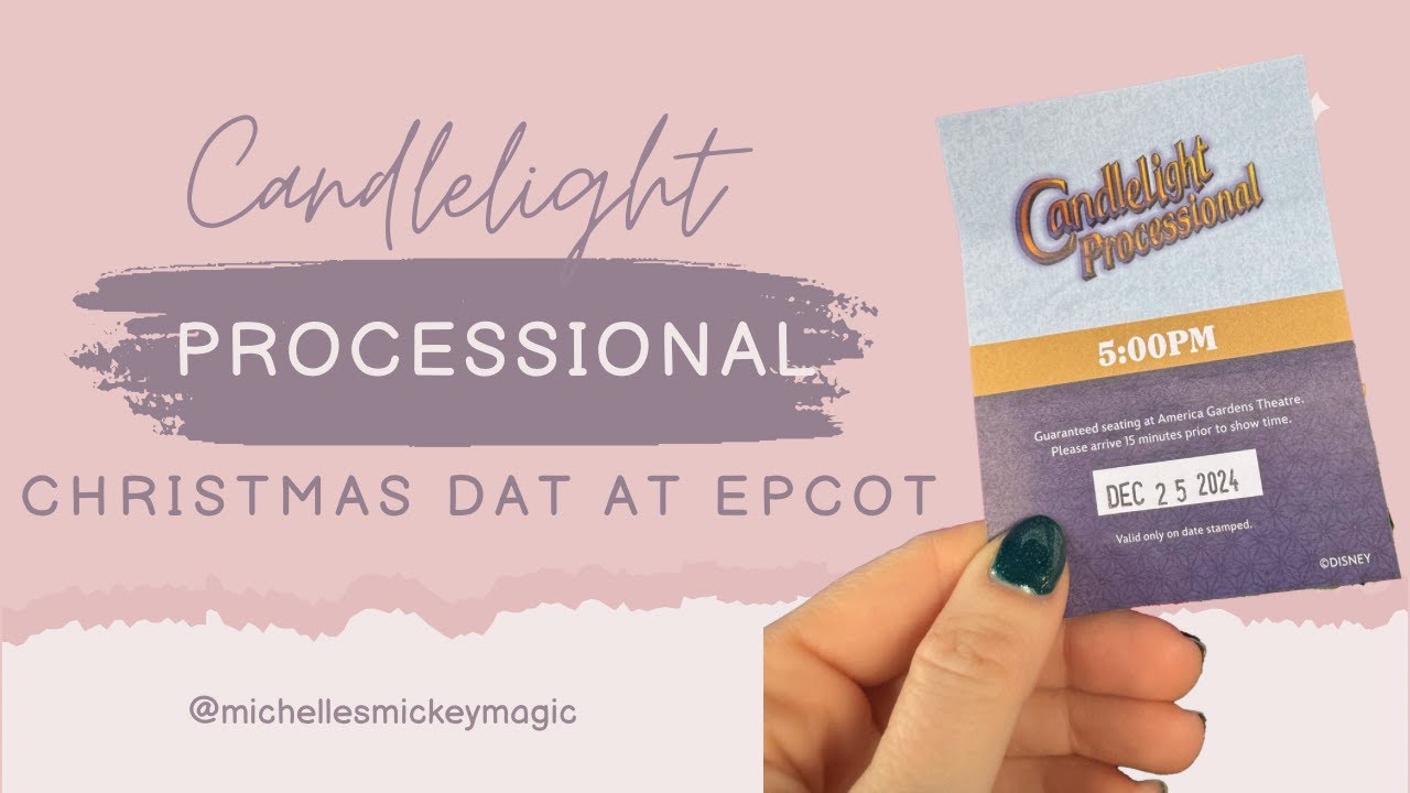 Candlelight Processional at Epcot – Christmas Day Full Performance ...