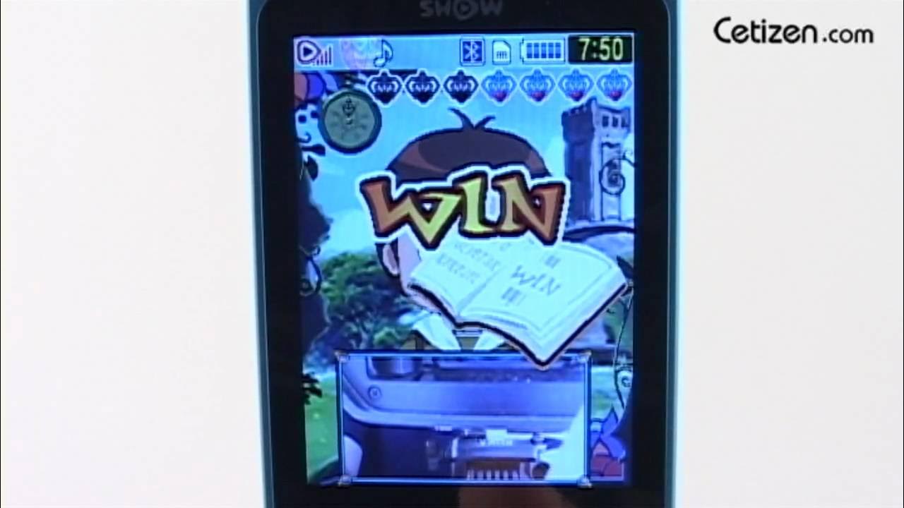 SPH-W8300 게임 기능 - YouTube