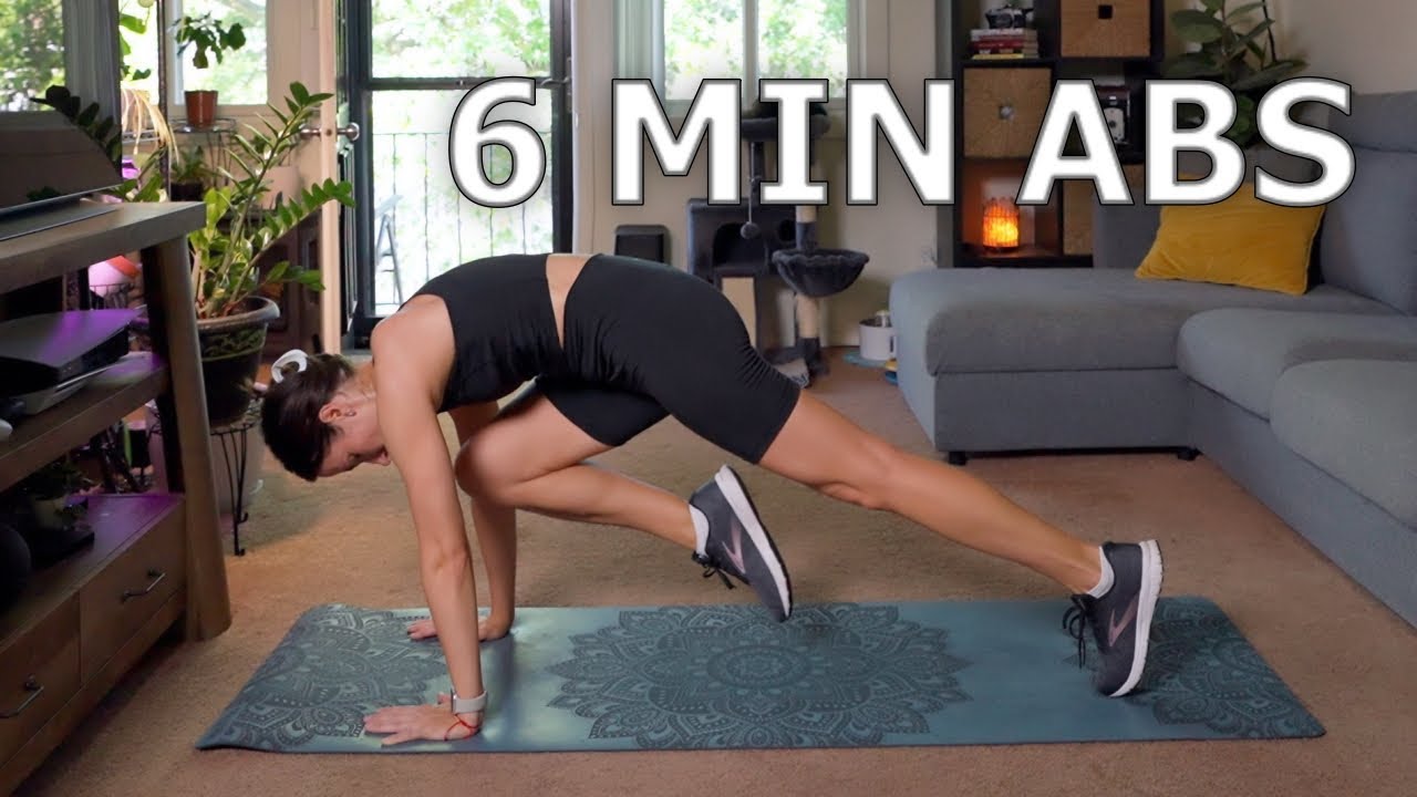 6 MIN ABS WORKOUT | Plank Variations, No Equipment - YouTube