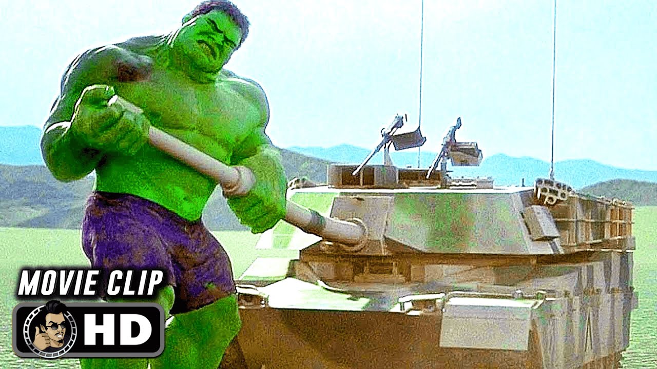Hulk Vs Tanks scene | HULK (2003) Sci-Fi, Movie CLIP HD - YouTube