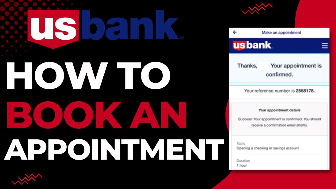 How to Book an Appointment on US Bank | 2023 - YouTube