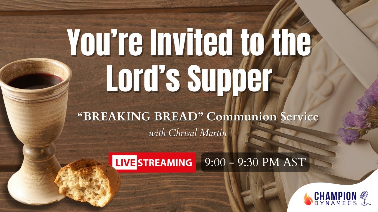 Breaking Bread LIVE - Communion Service - YouTube