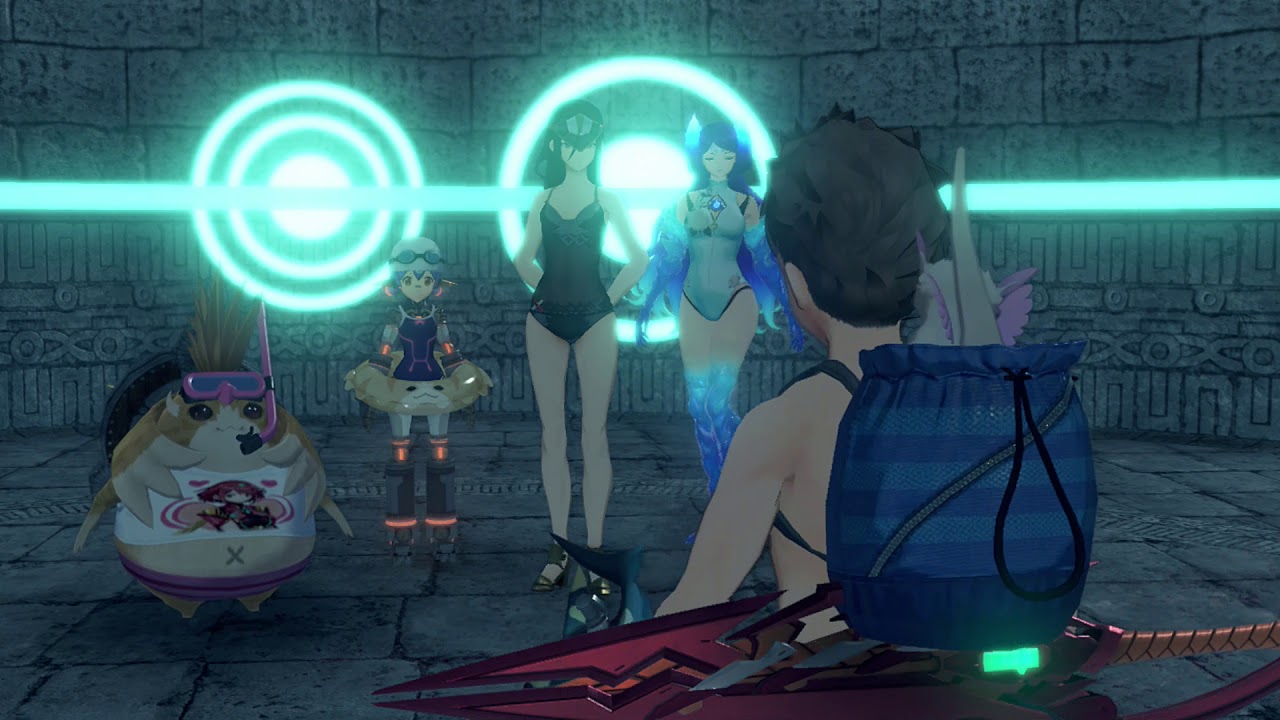 Xenoblade Chronicles 2 Swimsuit Edition Cutscene 108 - Incarceration ...