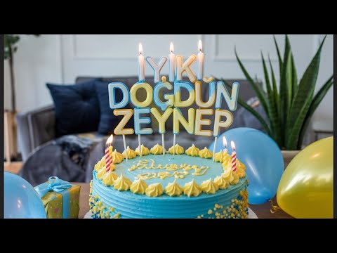Doğum Günün Kutlu Olsun Zeynep isme özel doğum günü şarkısı iyi ki doğdun