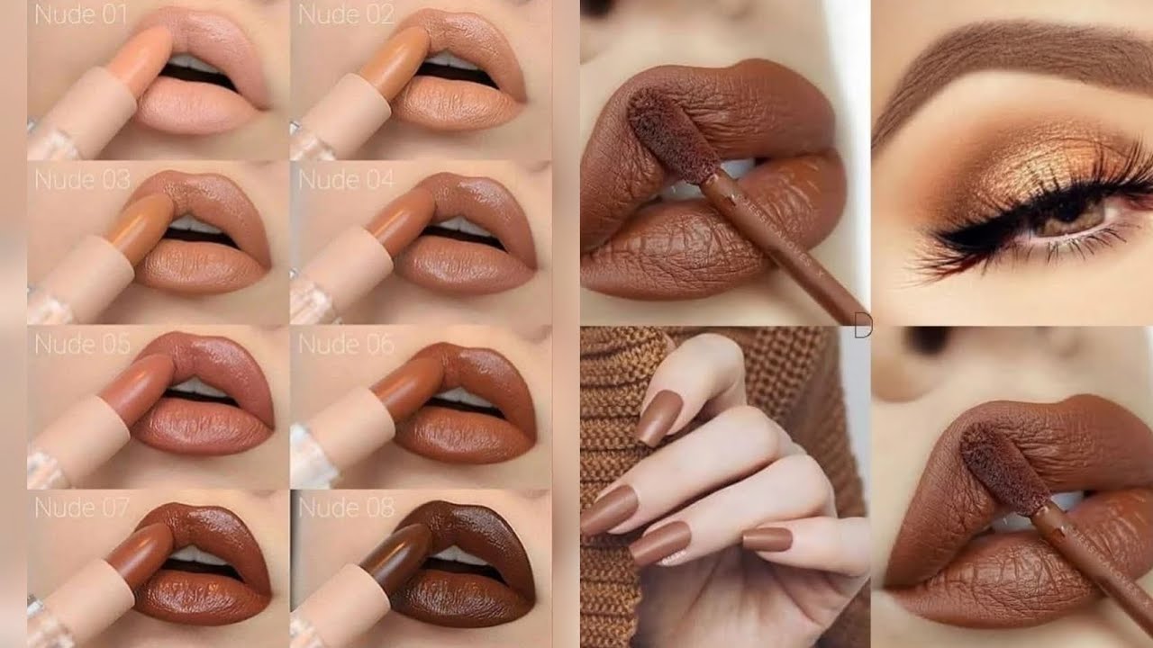 Best Trendy || Brown Lipstick 💄 Shade || Brown Lipstick tutorial ️🔥 ...
