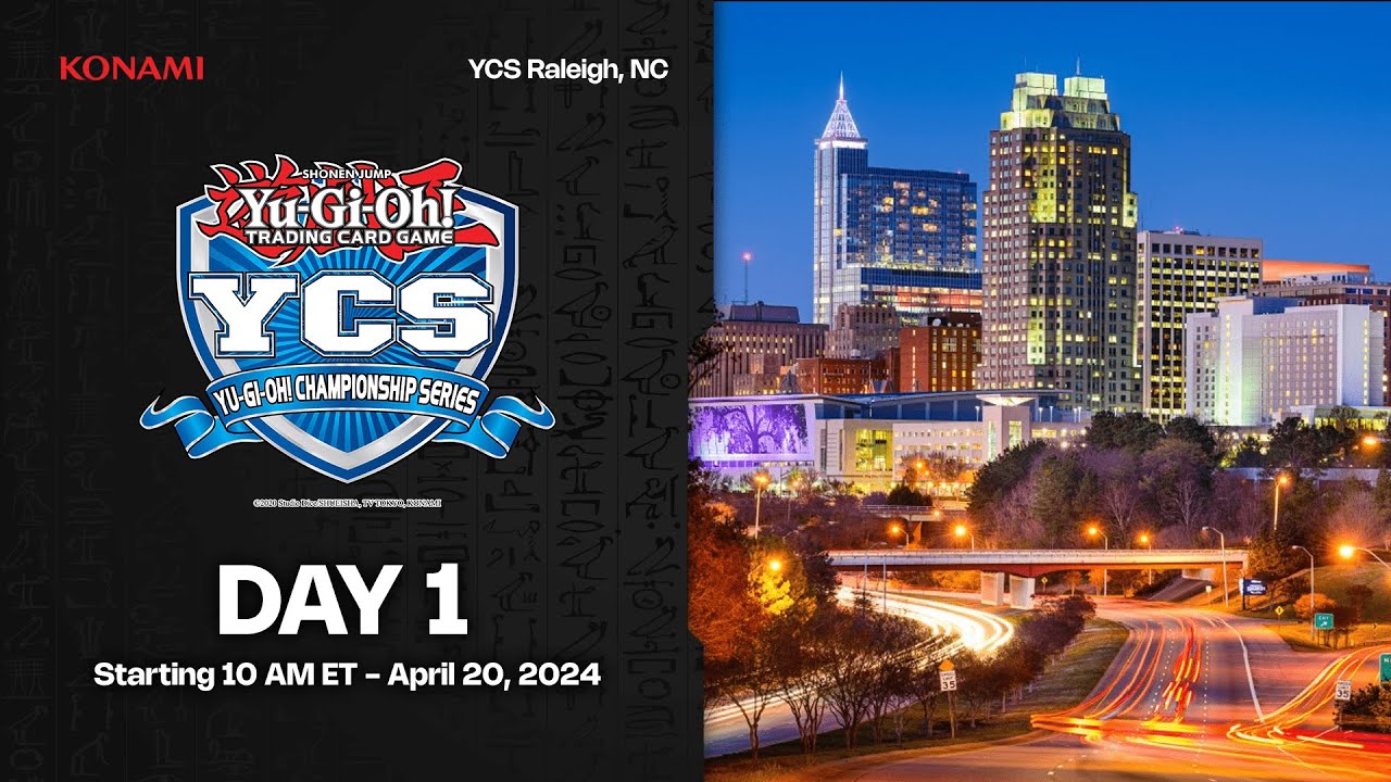 Yu-Gi-Oh! TCG YCS Raleigh, NC – Day 1 - YouTube