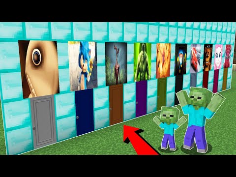 YANLIŞ ESRARENGİZ KAPIYI SEÇERSEN ÖLÜRSÜN 😱 - Minecraft