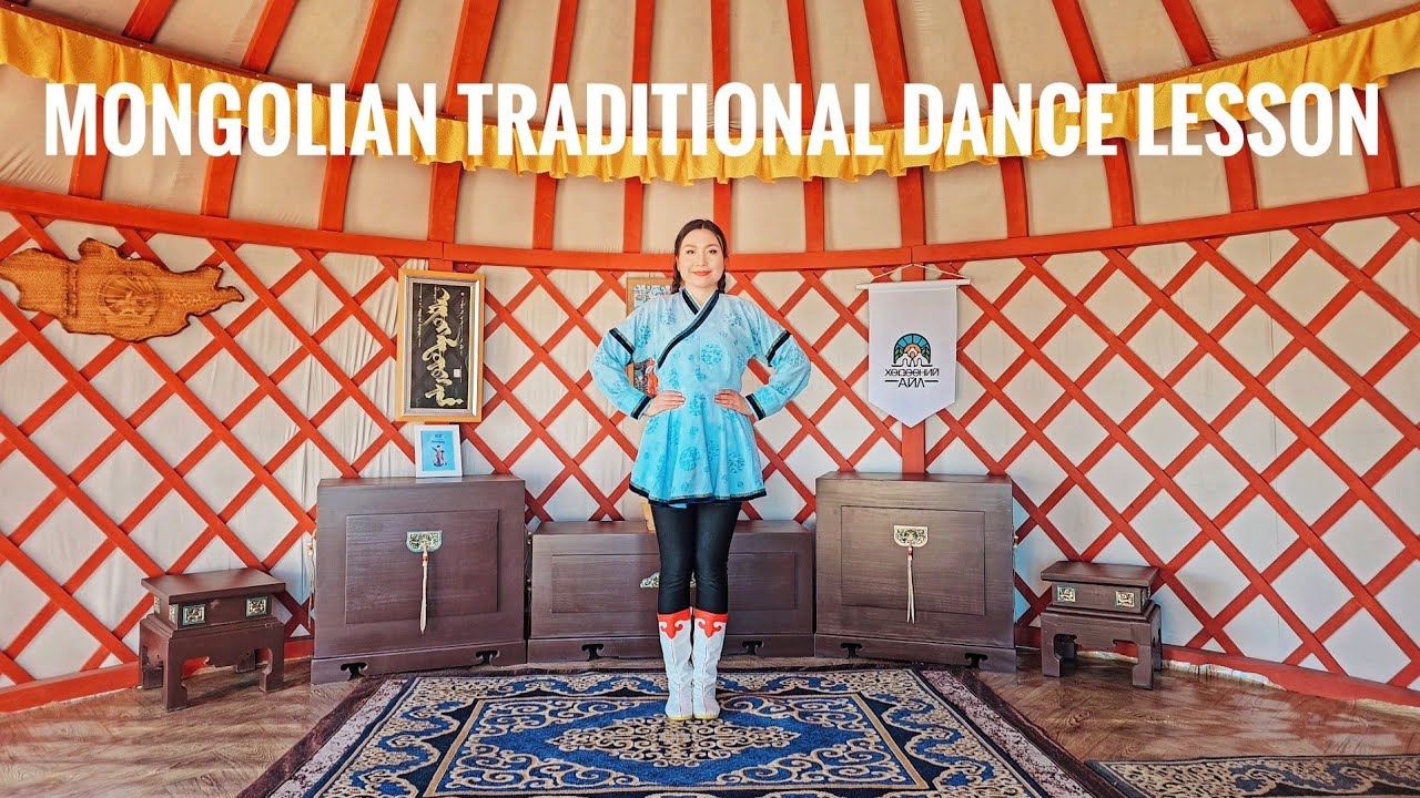 Mongolian Traditional Dance| Easy movements-12 jil - YouTube