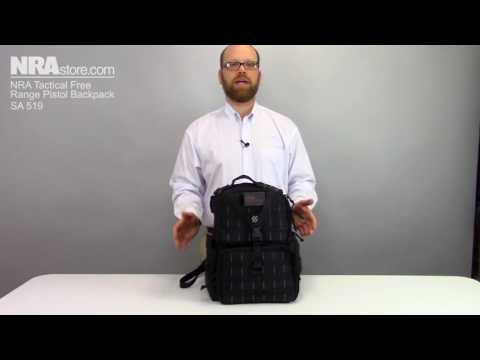 NRA Tactical Free Range Pistol Backpack