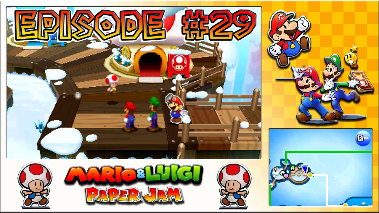 Mario & Luigi: Paper Jam - Chilly Toad Village, Card Buying, Toad ...