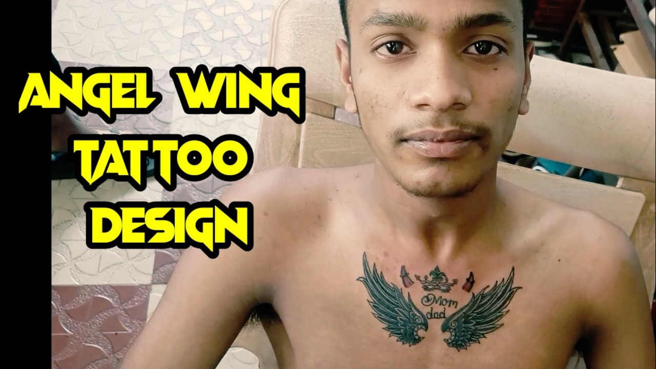 Simple Angel Wings Tattoo Designs