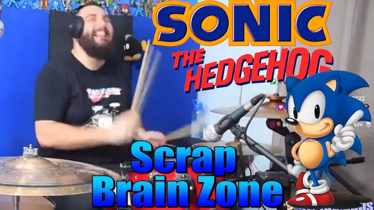 Sonic the Hedgehog - Scrap Brain Zone (Drum Cover) - YouTube