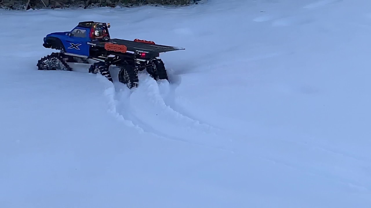 Crawler Traxxas trx6 snow traxx 6x6 wst - YouTube