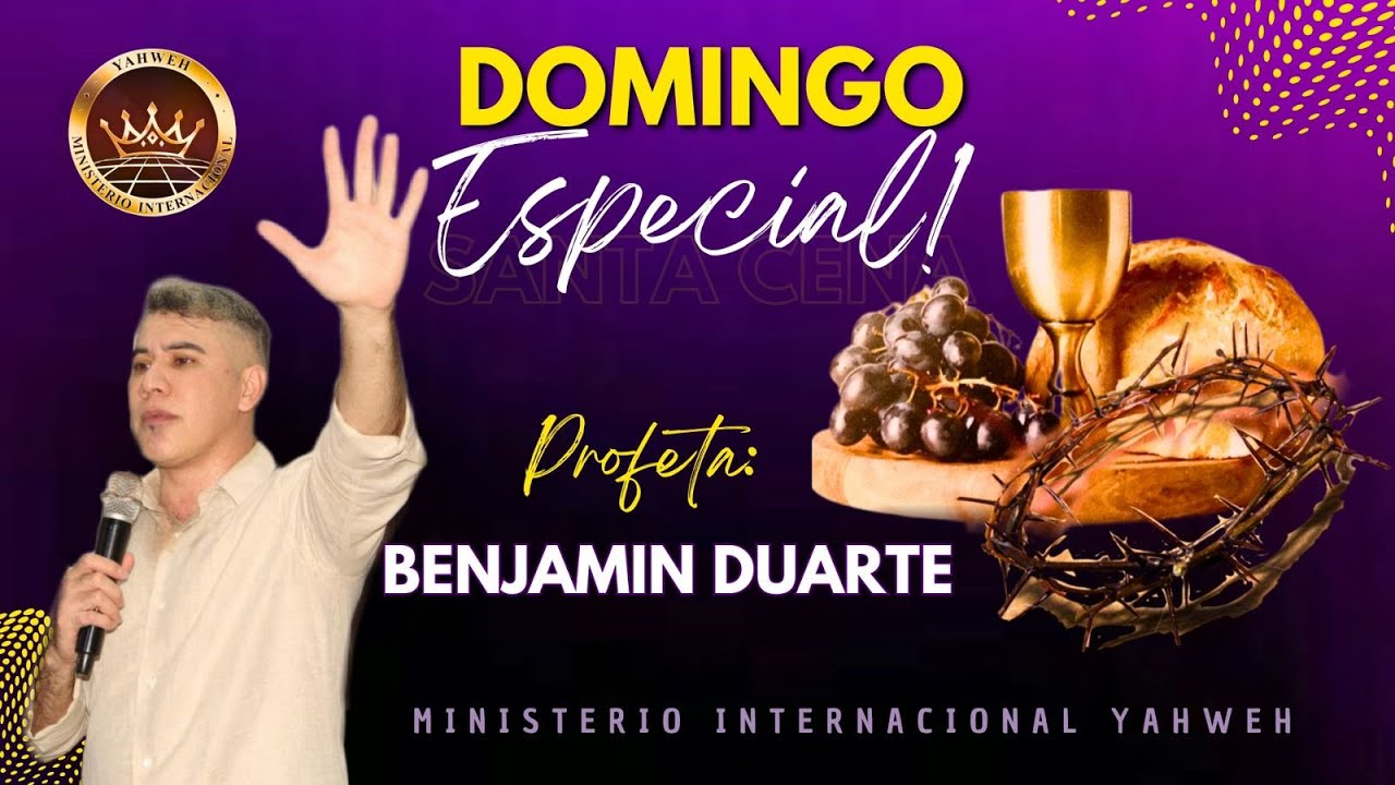 Domingo Especial En Casa!! Pastor Benjamin Duarte. - YouTube