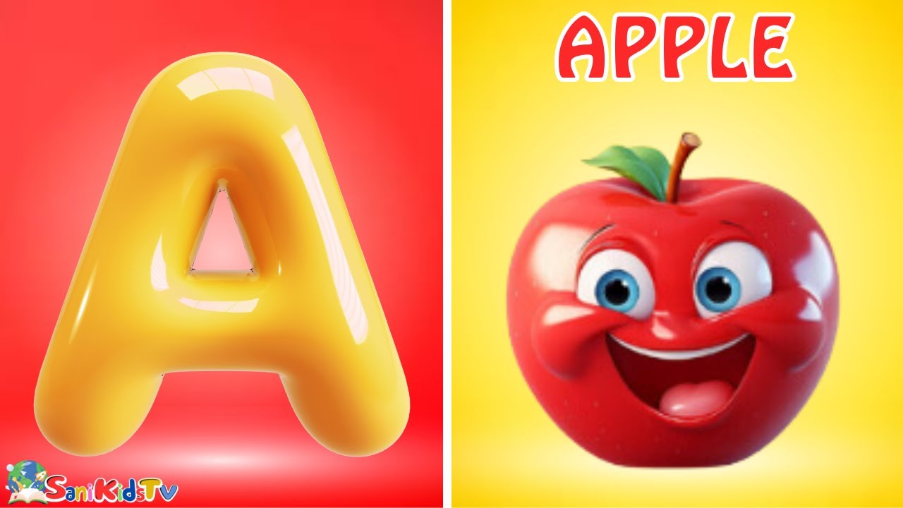 Phonics Song | A For Apple | Alphabets Sounds | ABC Songs | Nursery ...