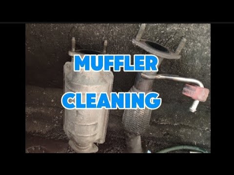 How to Clean a Muffler to remove carbon - YouTube