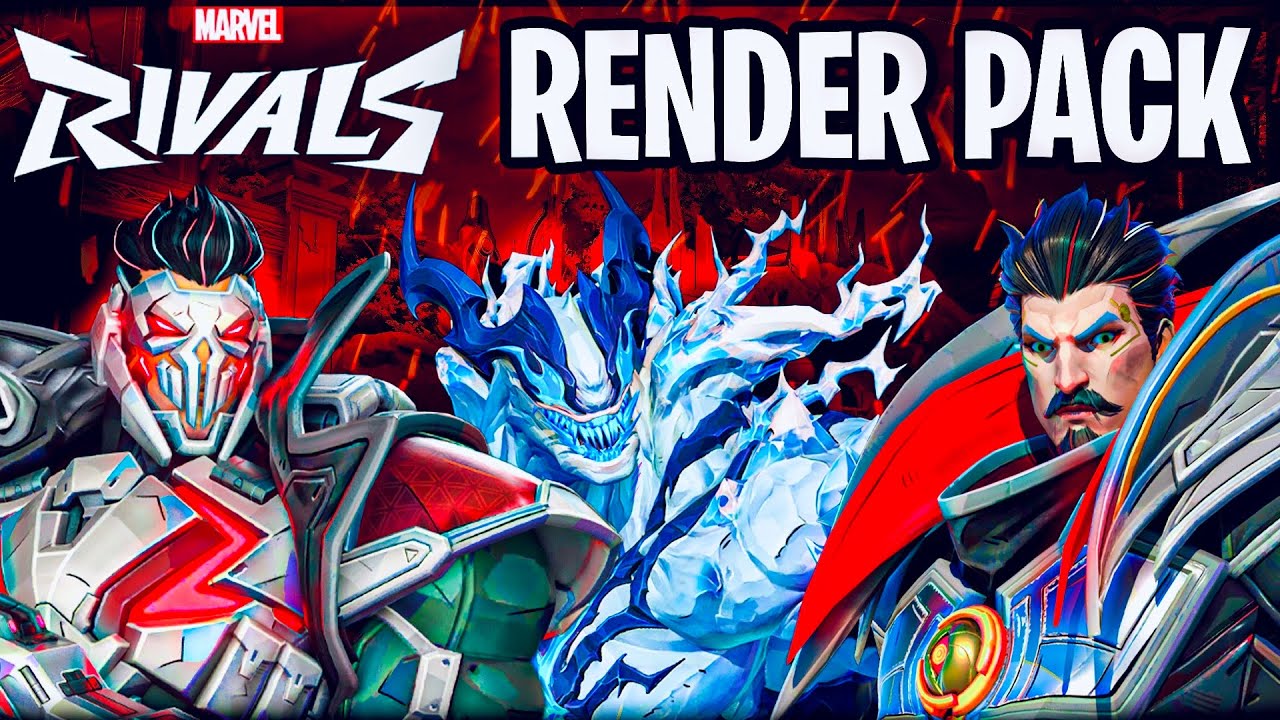 Free Marvel Rivals Render Pack || 1K Subs Giveaway - YouTube