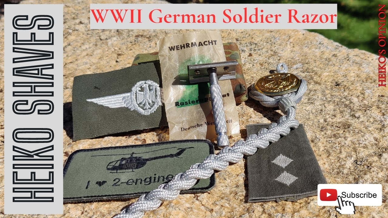 Wehrmacht Rasierapparat - WWII German Soldier Razor - YouTube