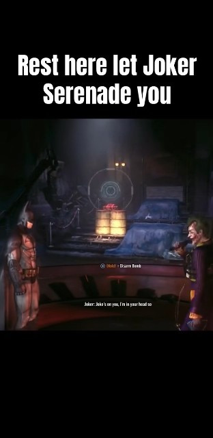 Rest here let Joker Serenade you💤 BATMAN: ARKHAM KNIGHT # ...