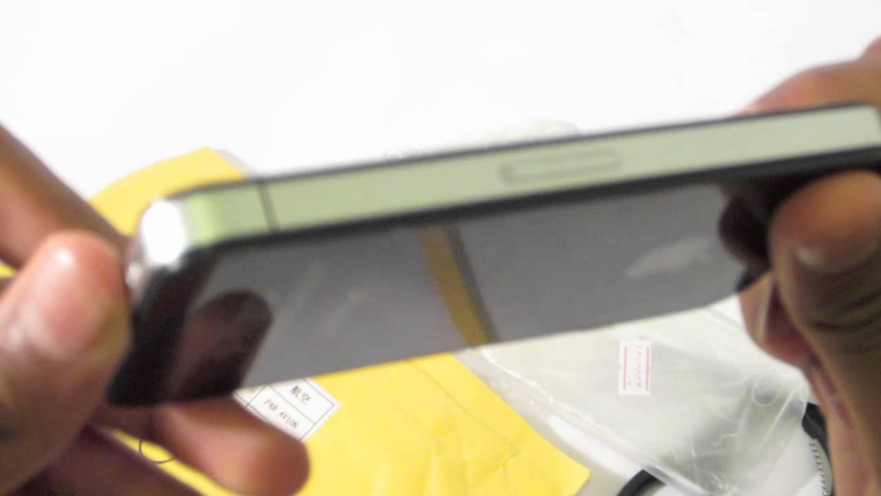 Dummy iPhone 4, Apple Headphones and iPhone 4 Case - YouTube