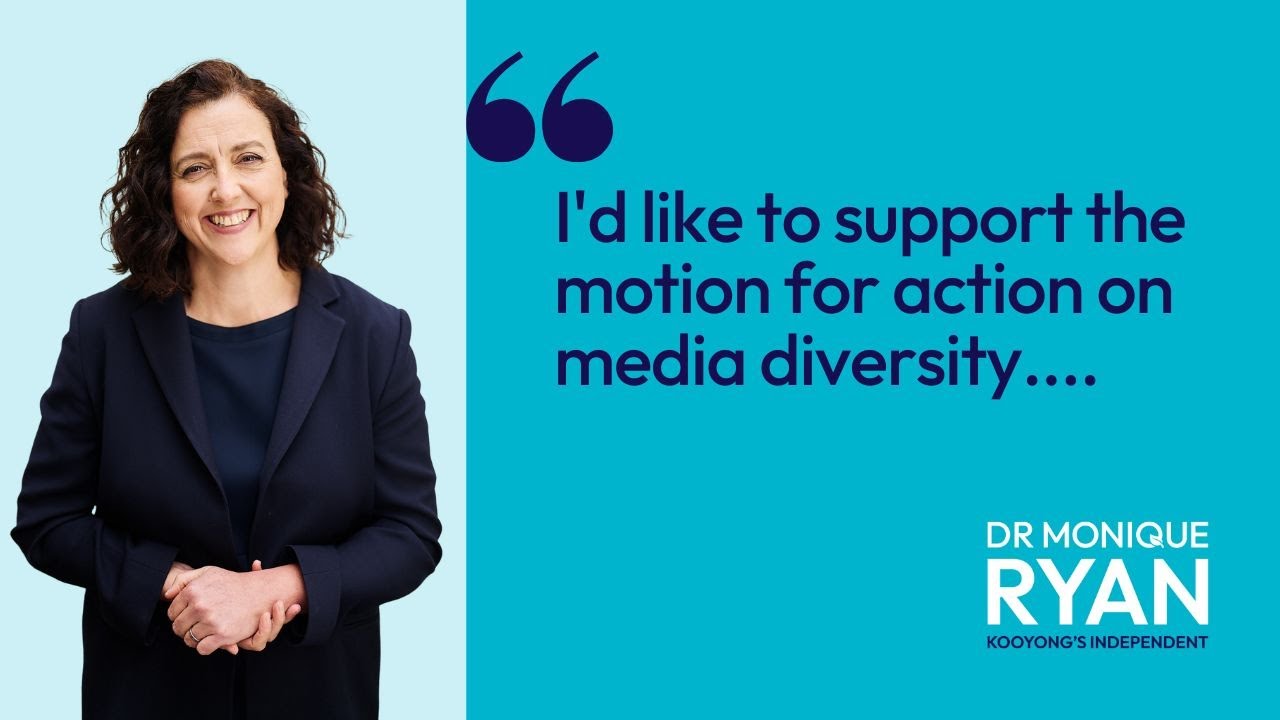 Monique Ryan MP, Media Diversity - YouTube