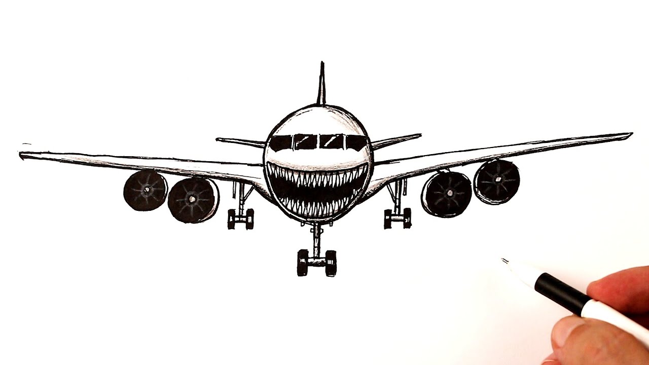 How to draw a Plane Eater easy - YouTube