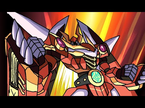 Yu-gi-Oh! Gigantic "Champion" Sargas transformation animation - YouTube
