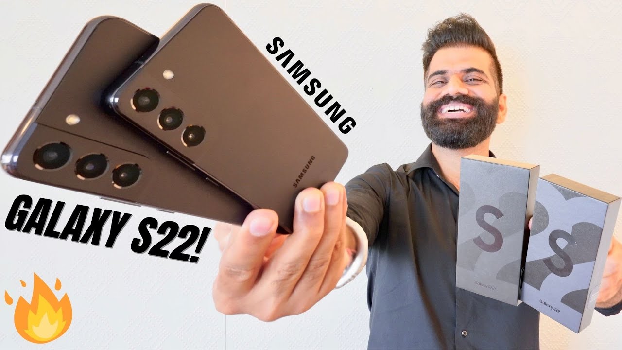 Samsung Galaxy S22 & S22+ Unboxing & First Look - New Flagship ...