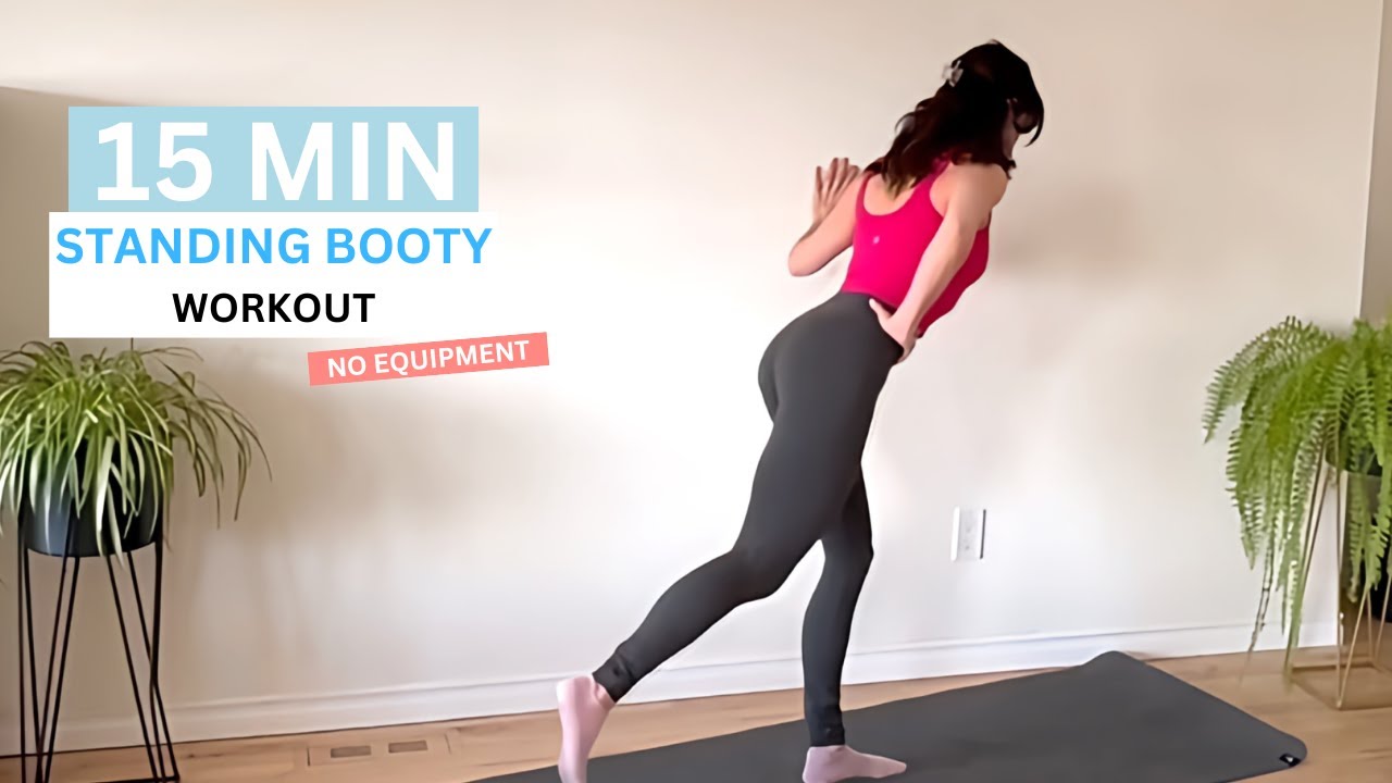 15 MIN STANDING BOOTY LIFT WORKOUT. NO EQUIPMENT - YouTube