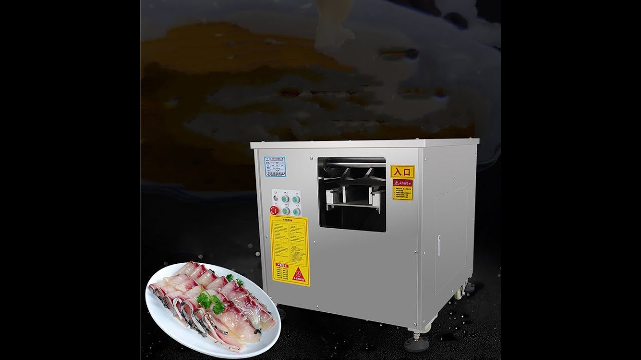 Fish portioning machine Sashimi slicer fish cutting and salmon slicer ...