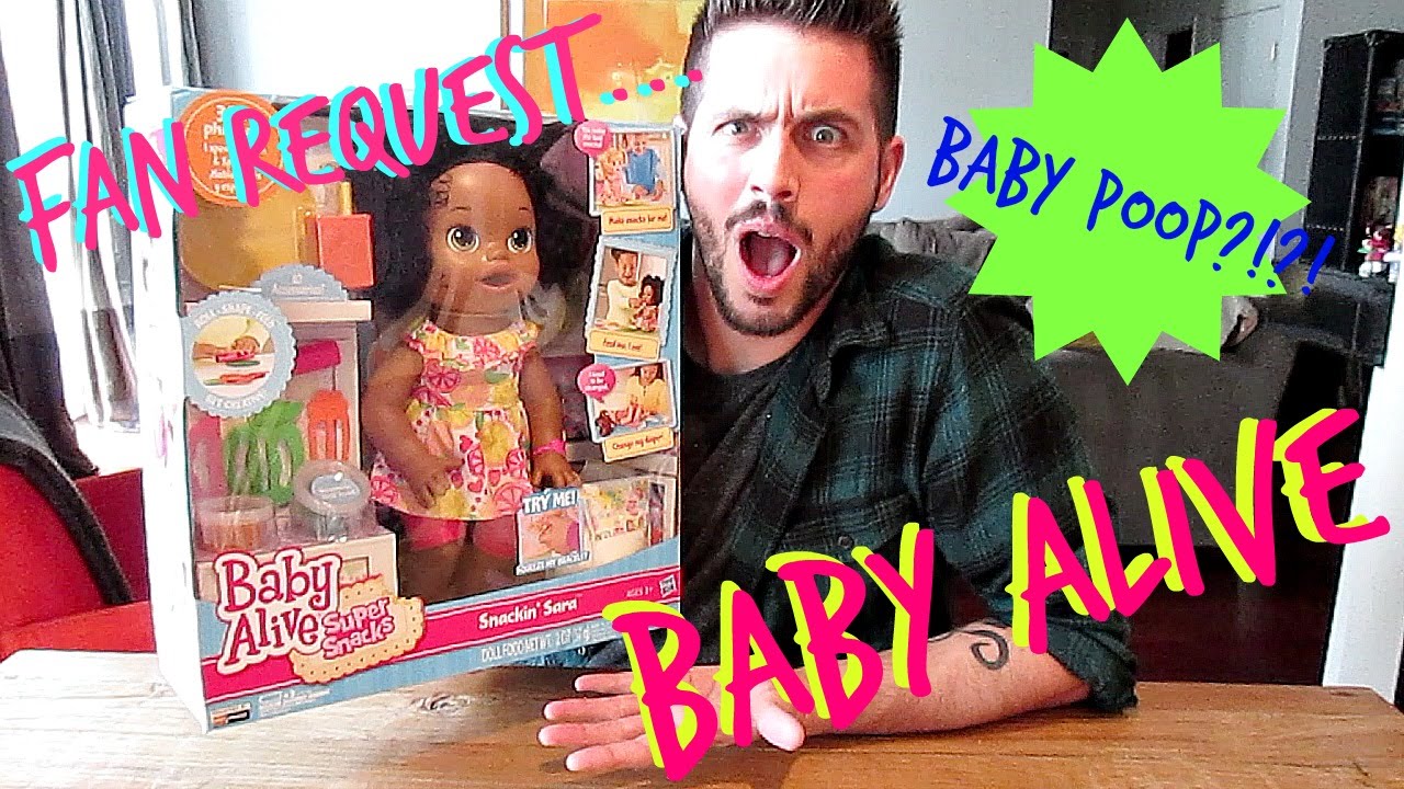 FAN REQUEST - BABY ALIVE - SUPER SNACKS - SNACKIN' SARA - DOLL OPENING ...