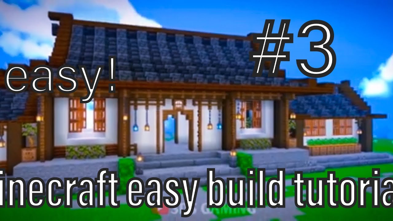 (part-3) minecraft easy build tutorial ♥️ 👌 👍 ️ 😎 ️ ♥️ - YouTube