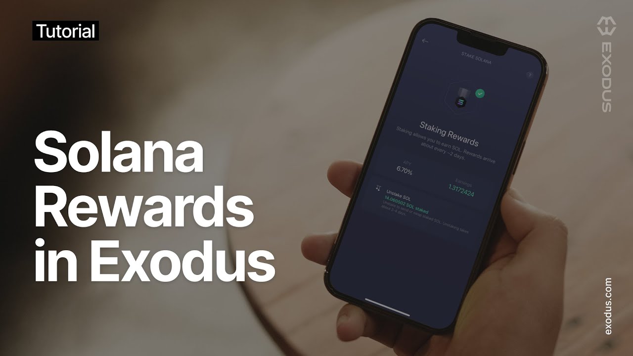 How do I see my Solana rewards? / Exodus Tutorial - YouTube