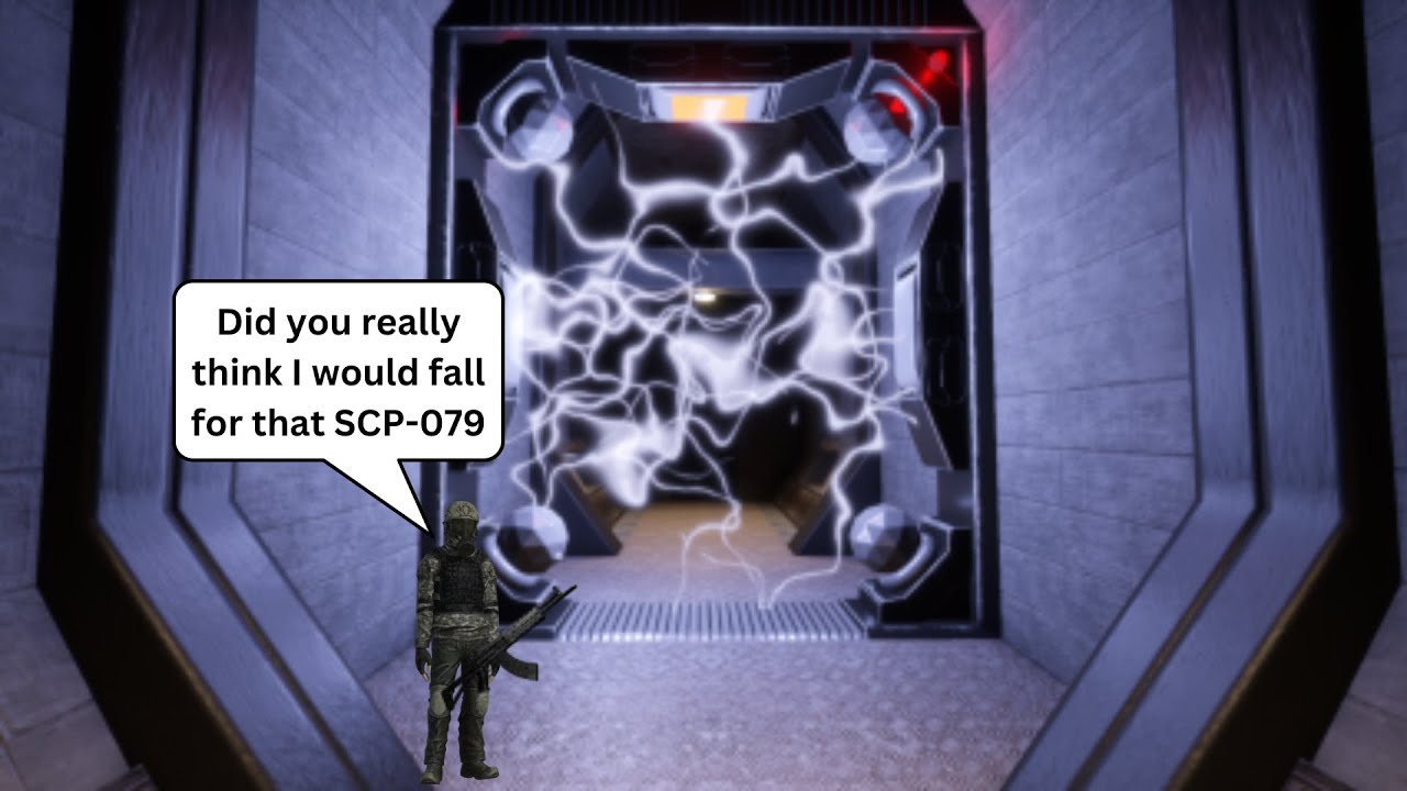 SCP SL Stalling SCP-079 At A Tesla Gate While His Generators Get Turned ...