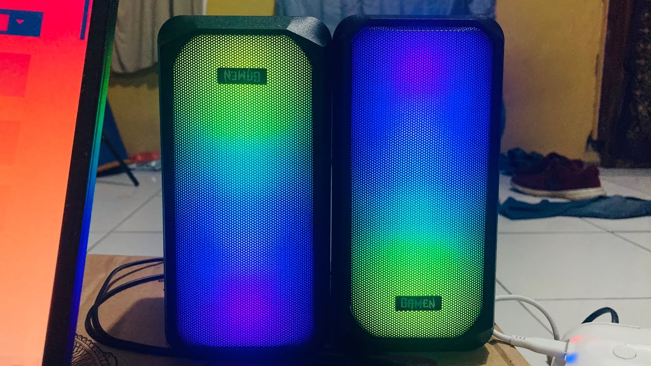 Unboxing Speaker Gamen RGb - YouTube