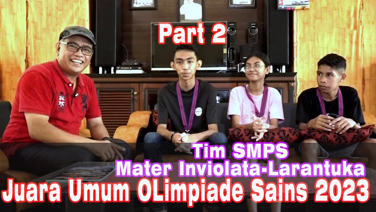Juara 1 Umum Olimpiade Sains SMATER 2023 | SMPS MATER INVIOLATA ...