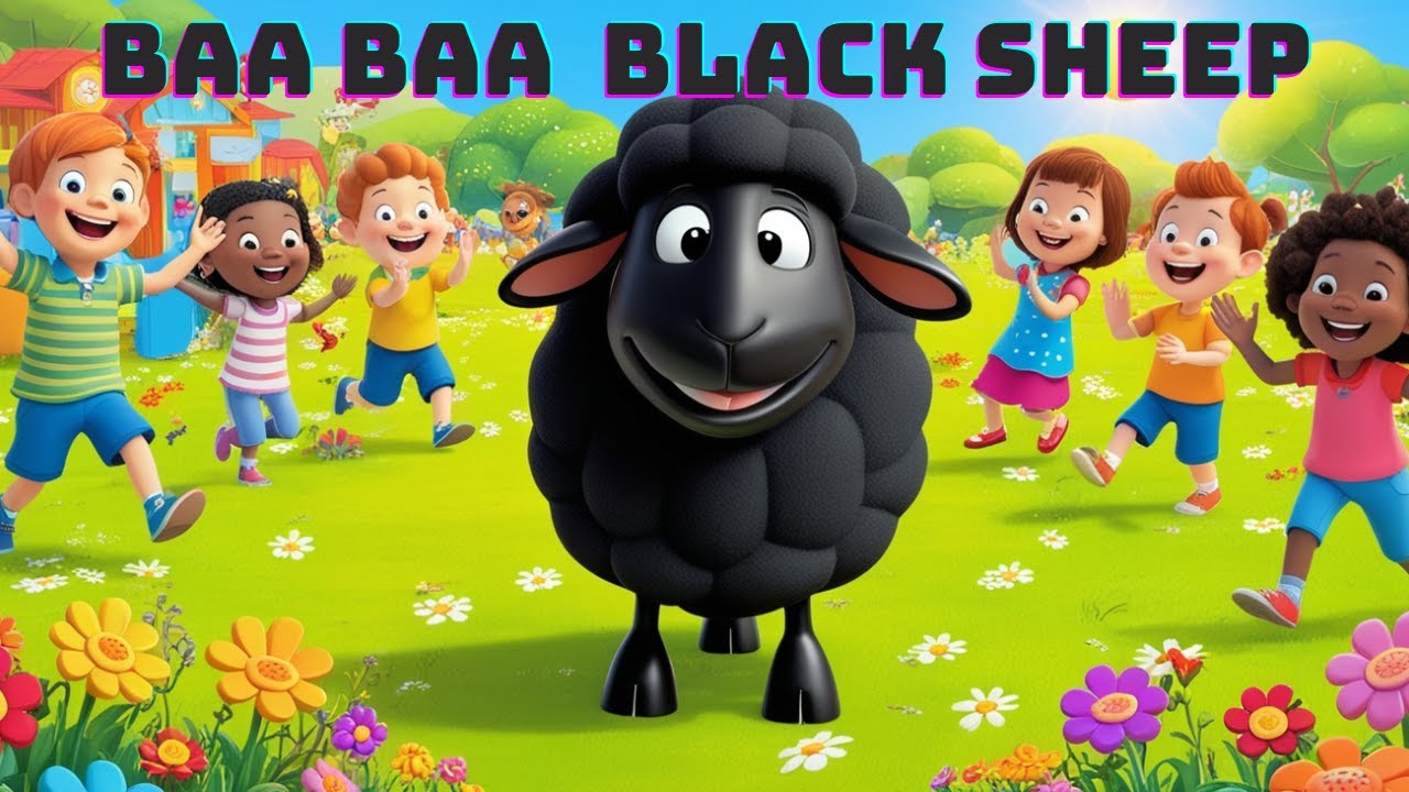 Baa Baa Black Sheep Song | Animal Song for Toddlers | Kids Animals ...