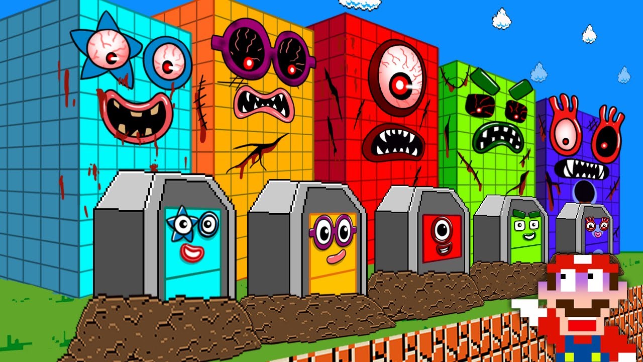 Ultimate Clash: Mario Escape R.I.P All Numberblocks Maze | Game ...