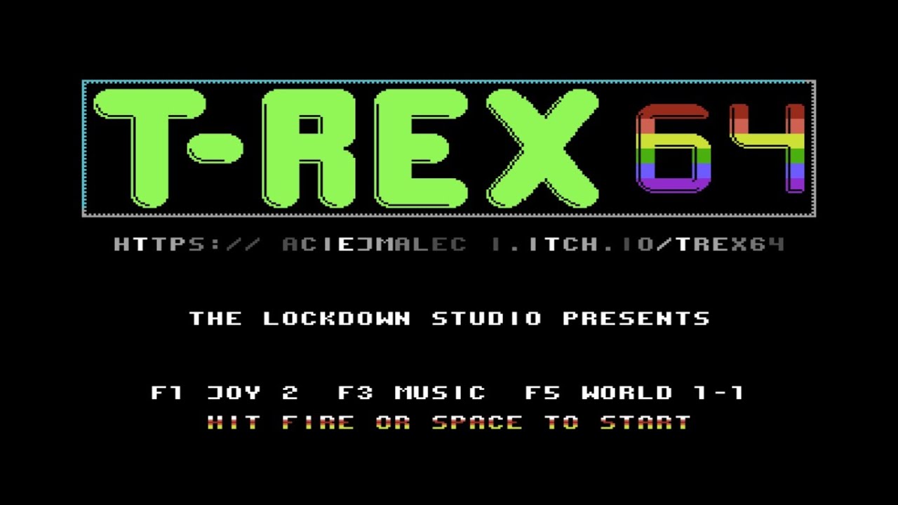 GRAMY NA C64..."T-REX 64" (2022) - YouTube