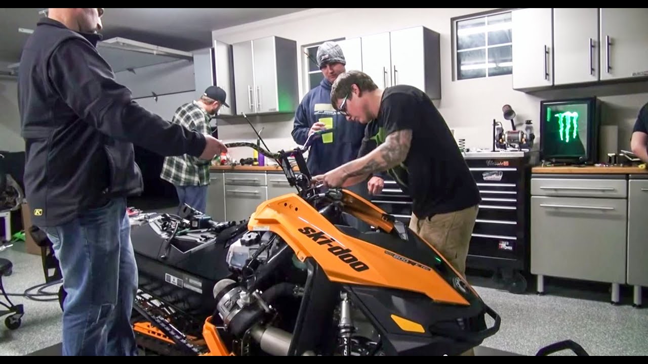 Heath Frisby's Ski-Doo Summit XM: Turbo Install - YouTube