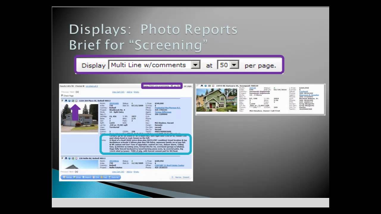 NWMLS - Matrix Tutorial Reports and Display - YouTube